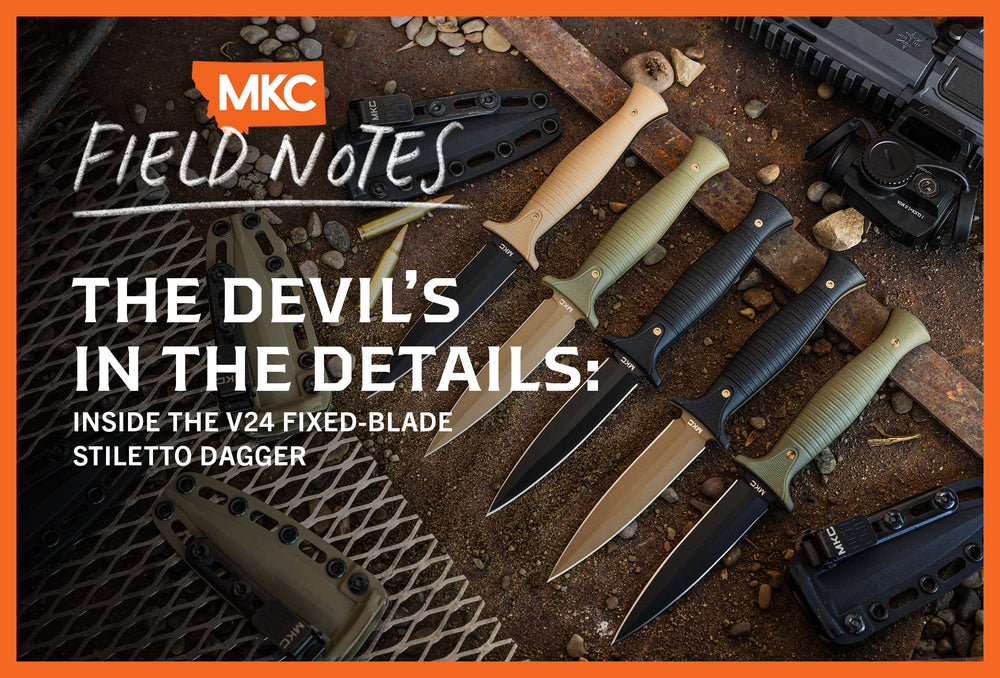 The Devil’s in the Details: Inside the V24 Fixed-Blade Stiletto Dagger
