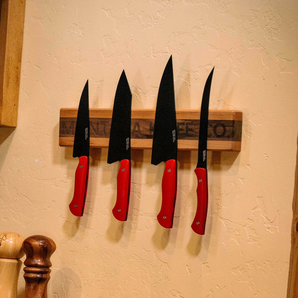 MKC CULINARY SMALL KNIFE HANG - DARK WOOD FINISH