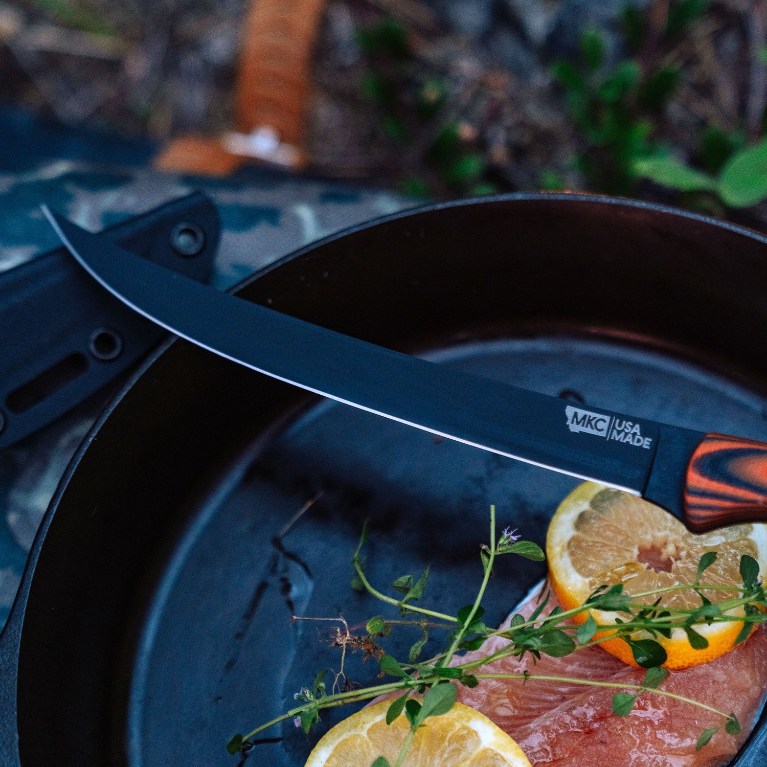 FLATHEAD FILLET - ORANGE & BLACK