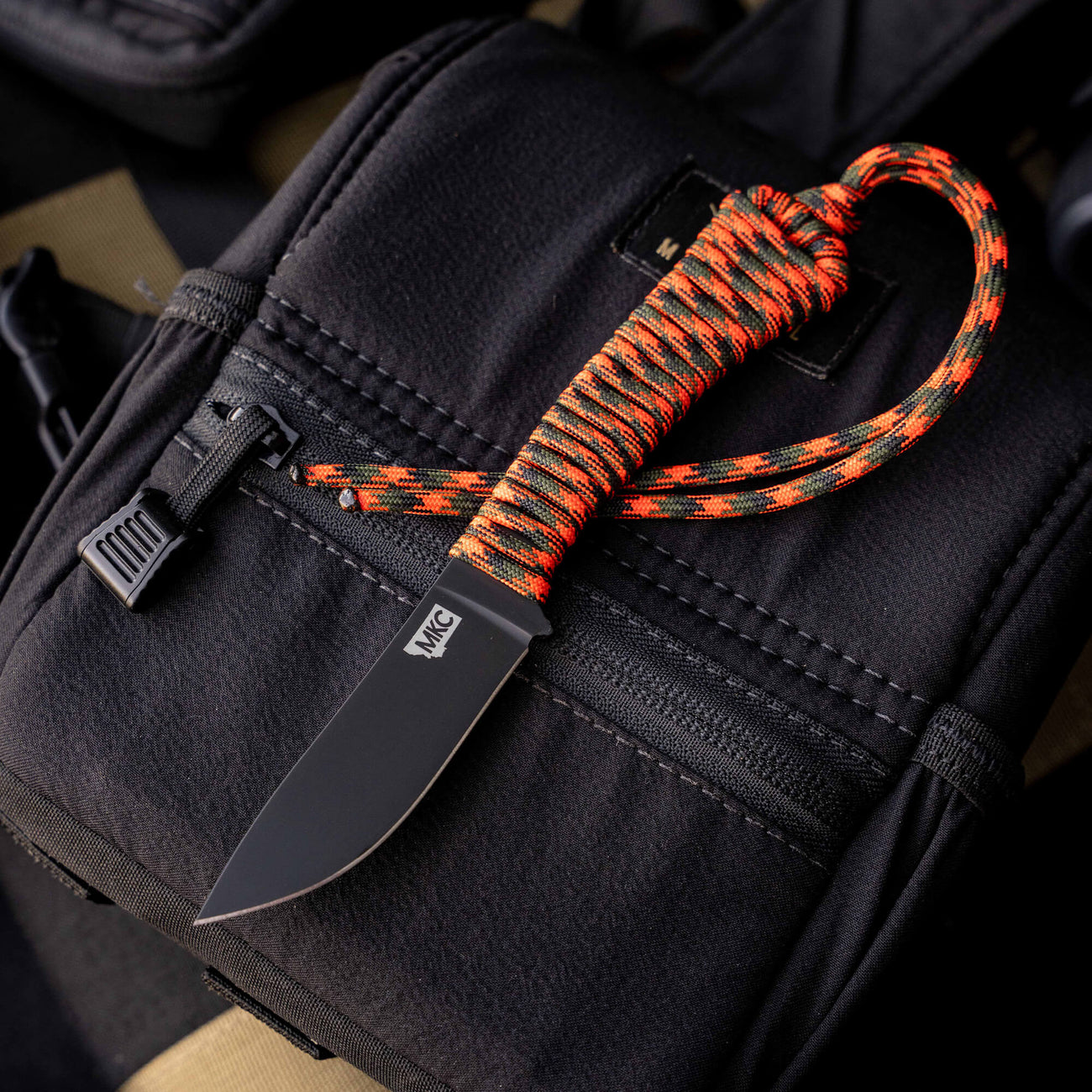 MINI STONED GOAT - PVD - ORANGE & BLACK