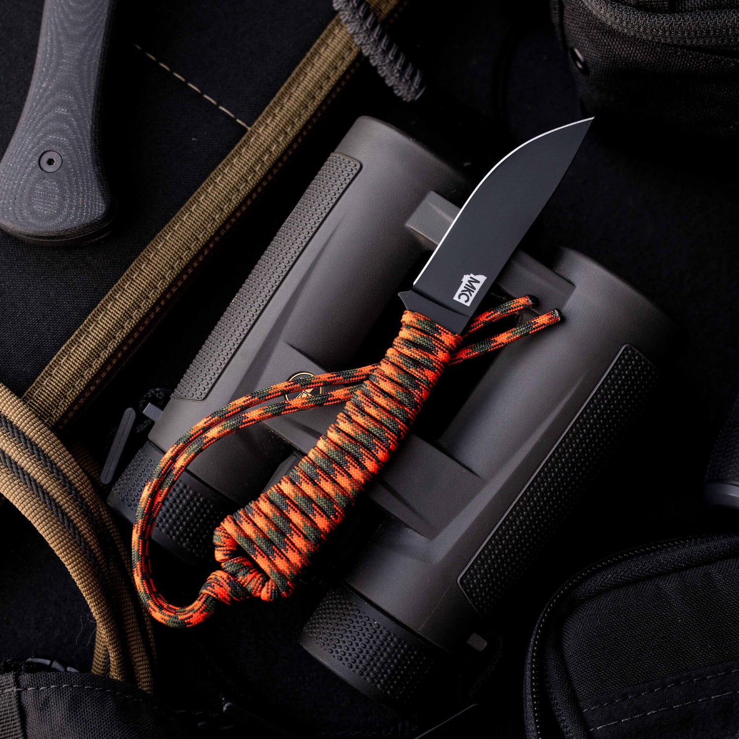MINI STONED GOAT - PVD - ORANGE & BLACK