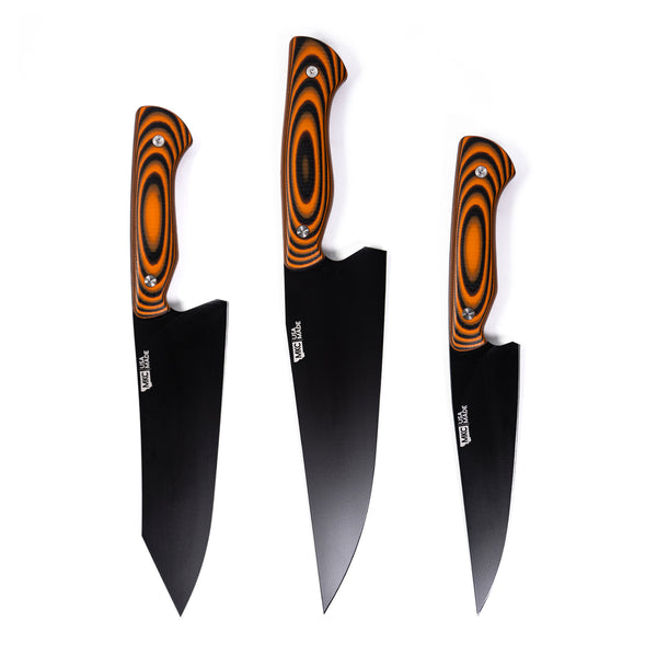 MKC CULINARY SET - ORANGE AND BLACK - Montana Knife Company