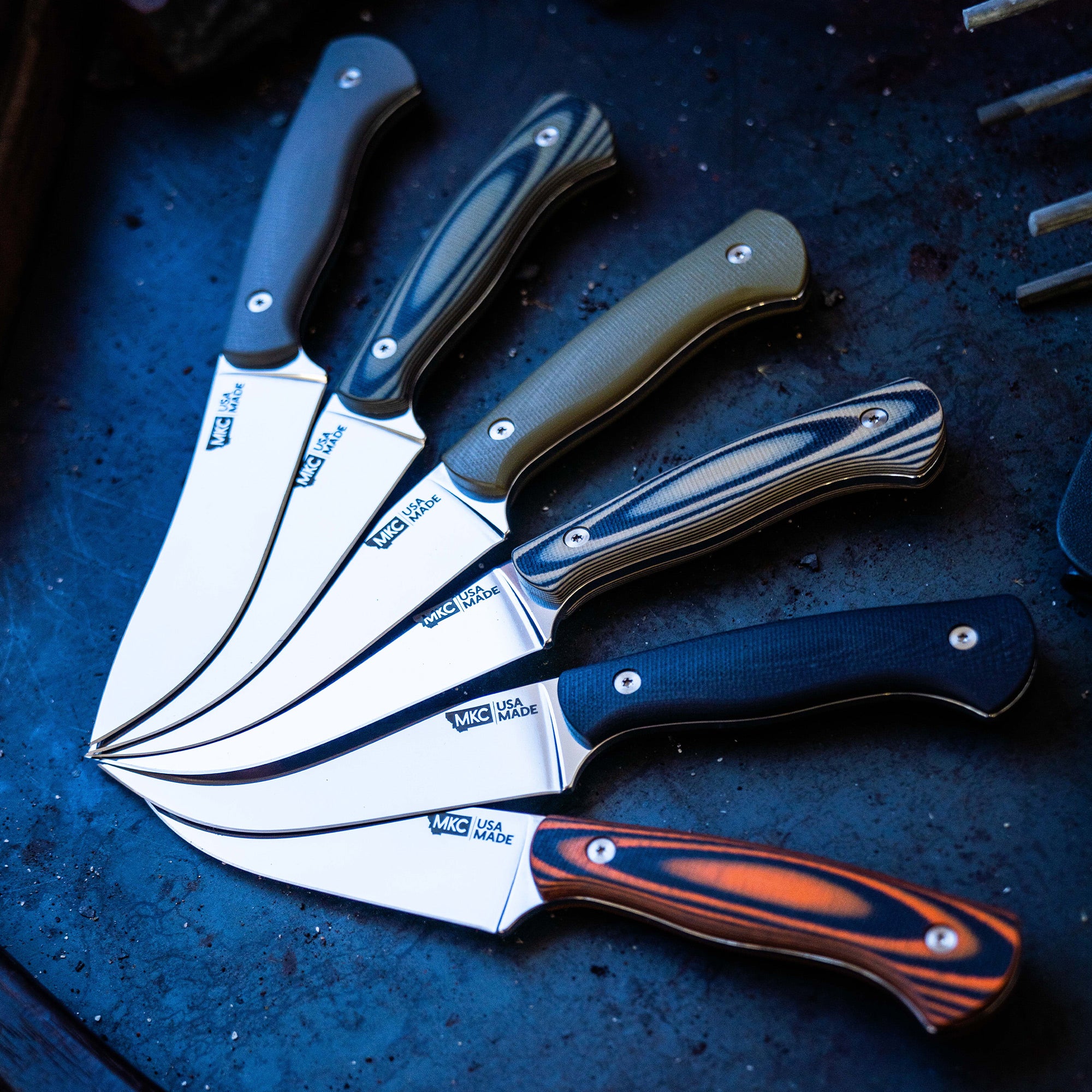 THE MAGNACUT STONEWALL SKINNER - GREY - Montana Knife Company