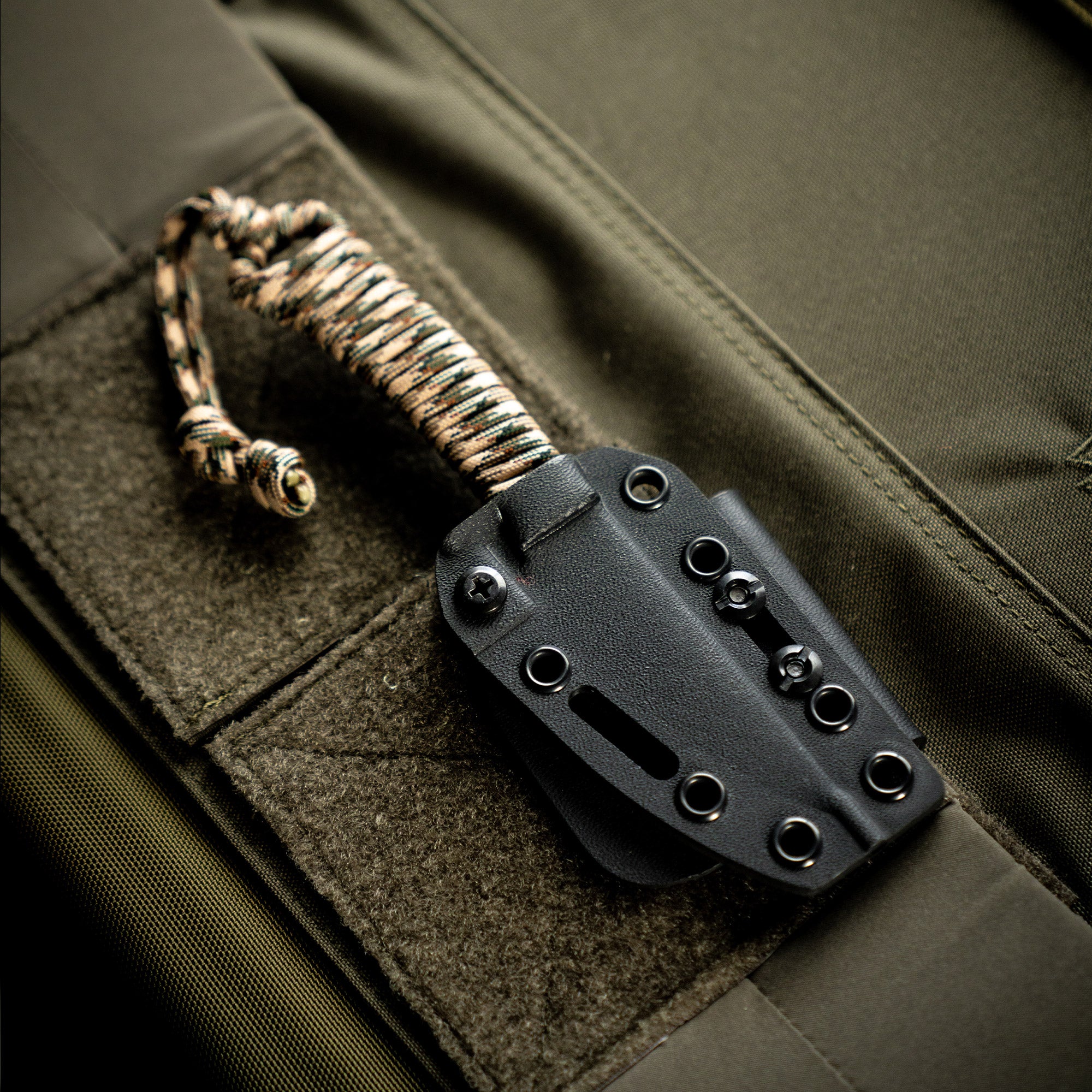THE MINI-SPEEDGOAT FIXED BLADE - DESERT CAMO - Montana Knife Company