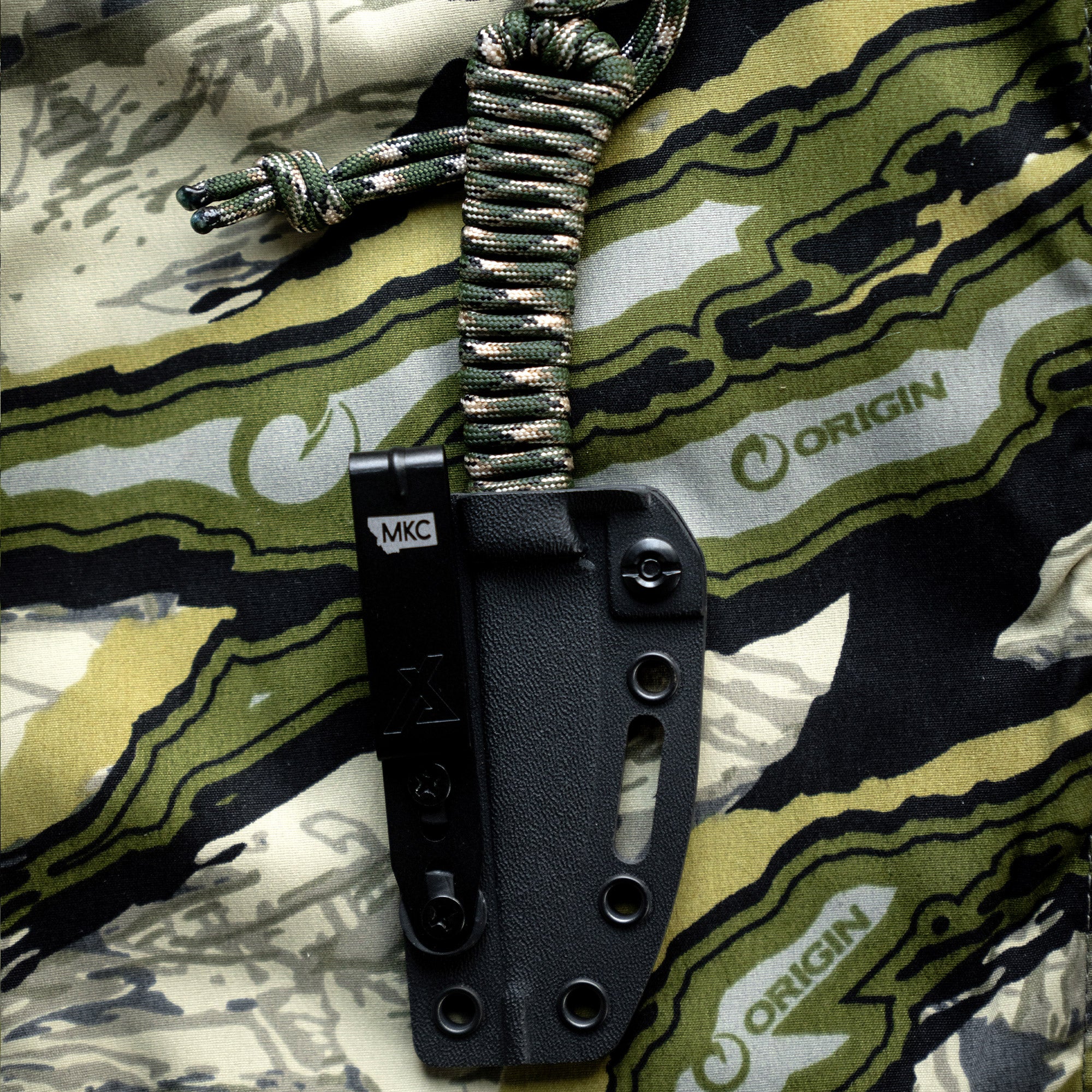 THE MINI-SPEEDGOAT FIXED BLADE - FOREST CAMO - Montana Knife Company