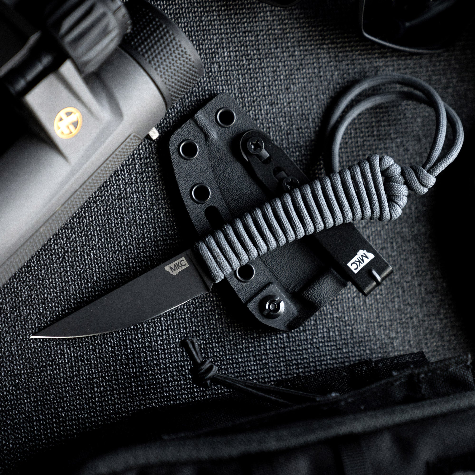 THE MINI-SPEEDGOAT FIXED BLADE - GREY - Montana Knife Company