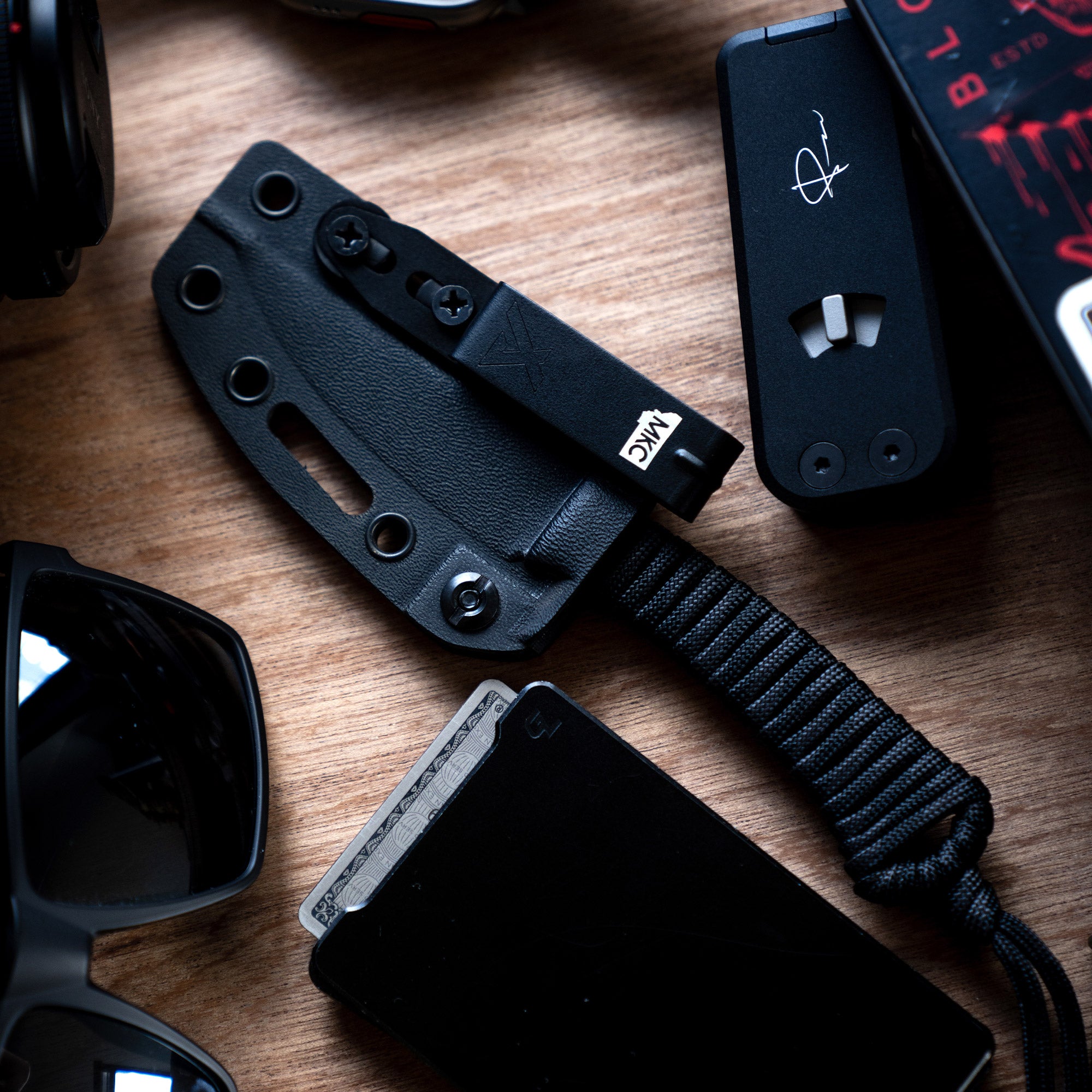 THE MINI-SPEEDGOAT FIXED BLADE - BLACK - Montana Knife Company