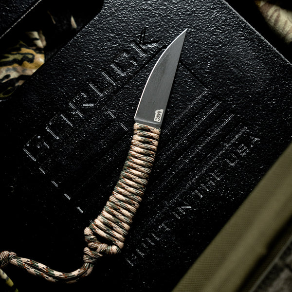 THE MINI-SPEEDGOAT FIXED BLADE - DESERT CAMO - Montana Knife Company