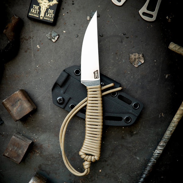 THE MAGNACUT SPEEDGOAT FIXED BLADE - OLIVE - Montana Knife Company