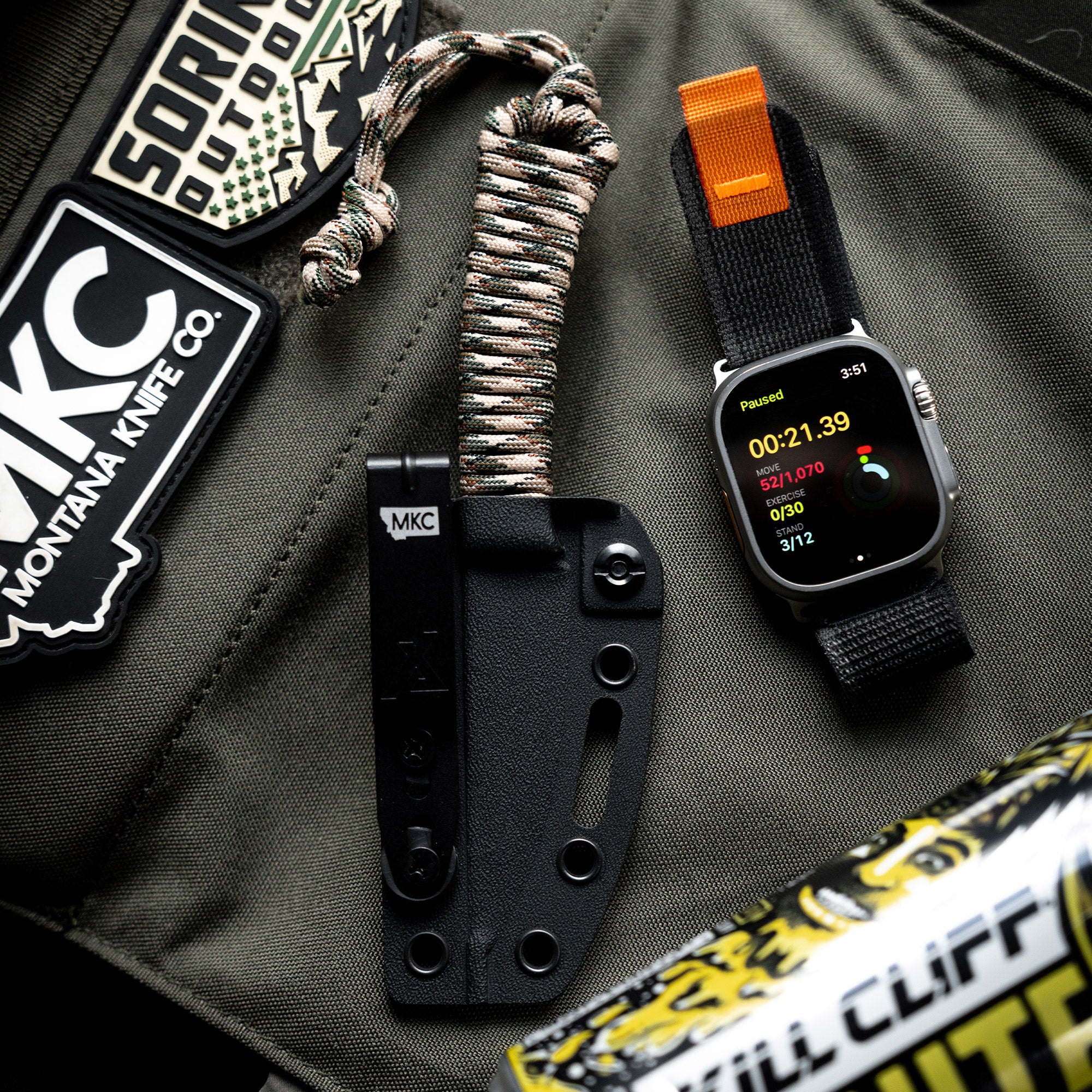 THE MINI-SPEEDGOAT FIXED BLADE - DESERT CAMO - Montana Knife Company